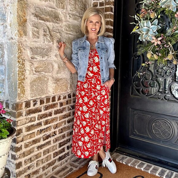 CAbi | Dresses | Cabi 6393 Tearoom Dress Spring 223 Xlarge Euc | Poshmark